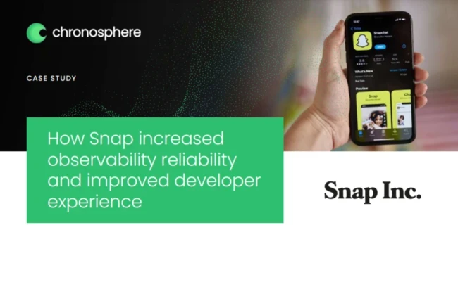 Chronosphere: How Snap Increased Observability Reliability and Improved Developer Experience ...